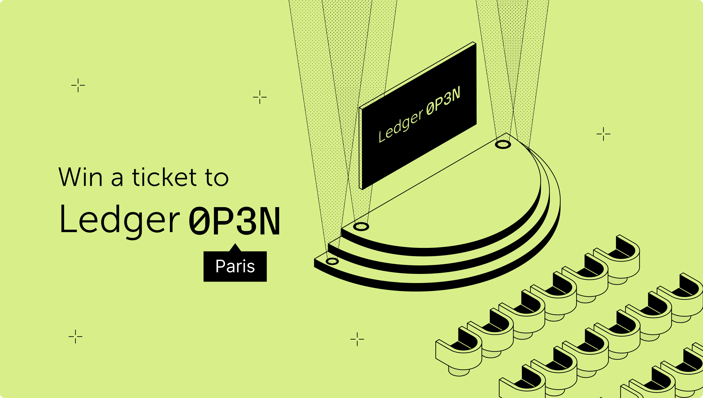 Join our contest and win a ticket to the Ledger Op3n Event | Ledger