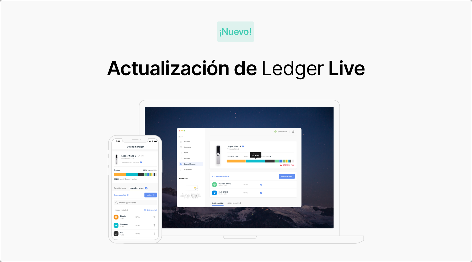 Mejora de tu experiencia con Ledger: la versión 2.0 del Manager de ...