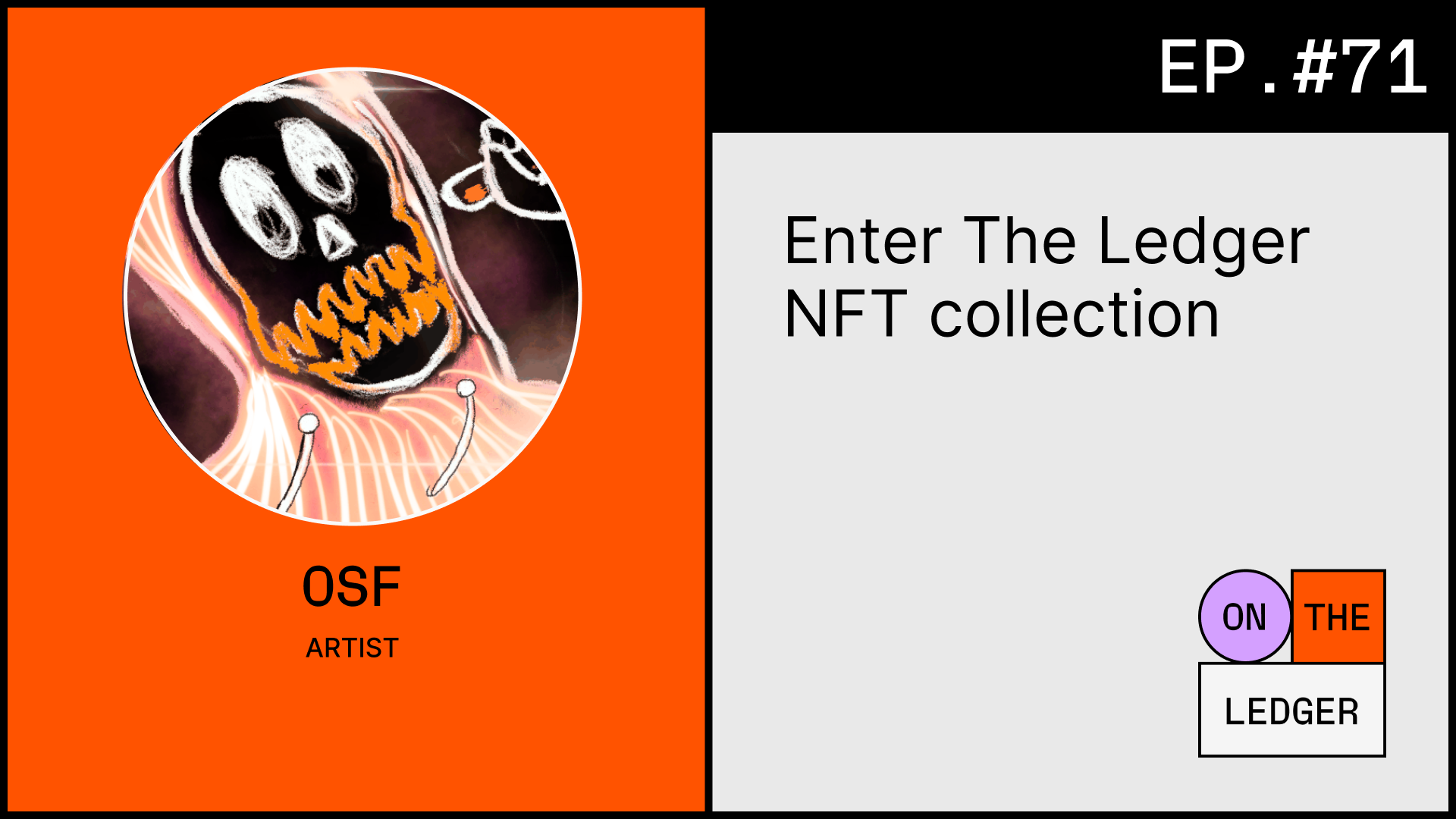 Enter The Ledger NFT collection with OSF | Ledger