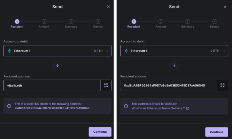 Ledger now supports ENS domain addresses | Ledger