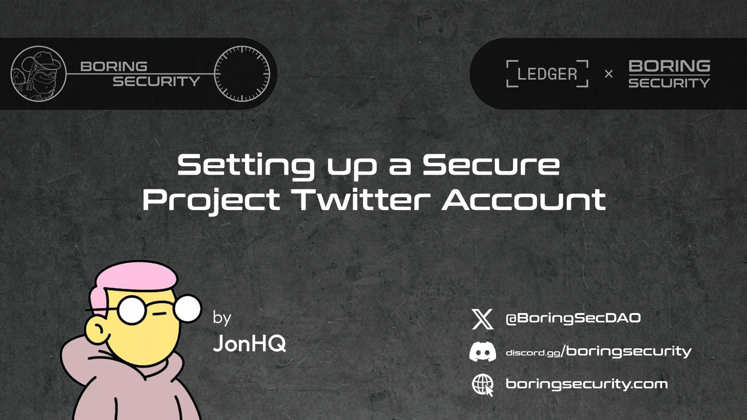 Setting up a Secure X Account For Your Crypto Project | Ledger