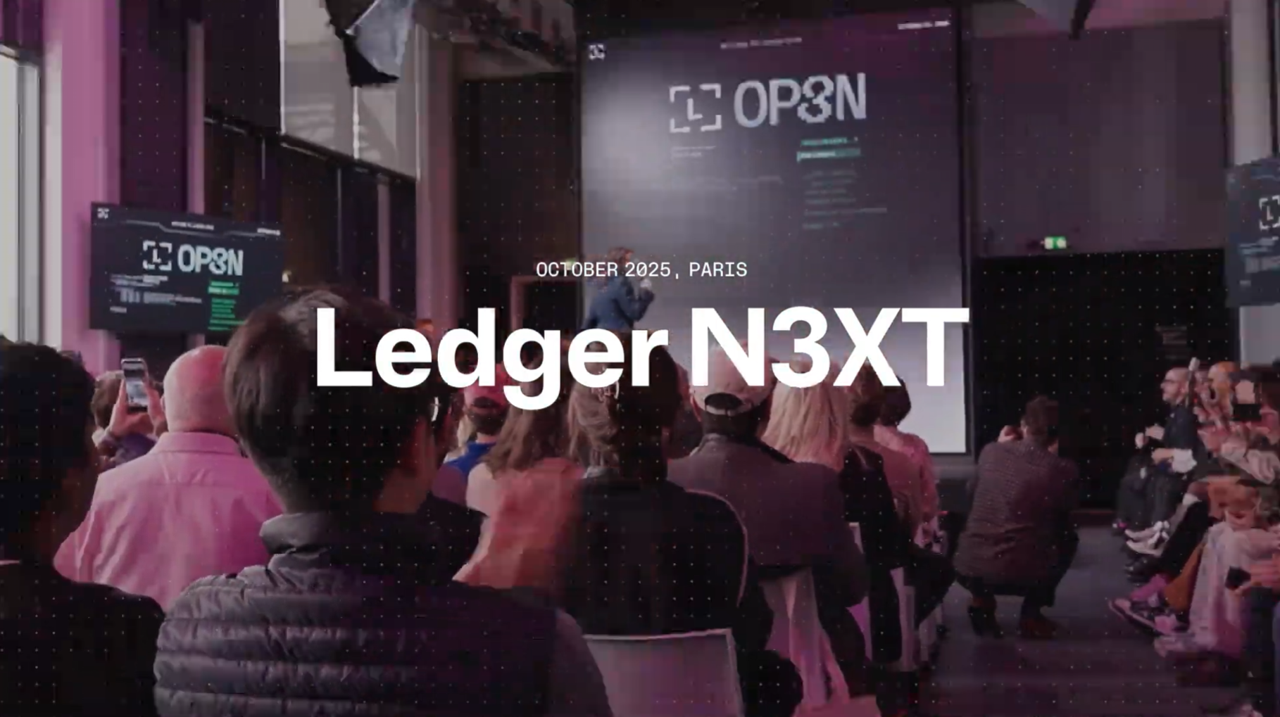 Ledger N3XT program launches at Ledger Op3n